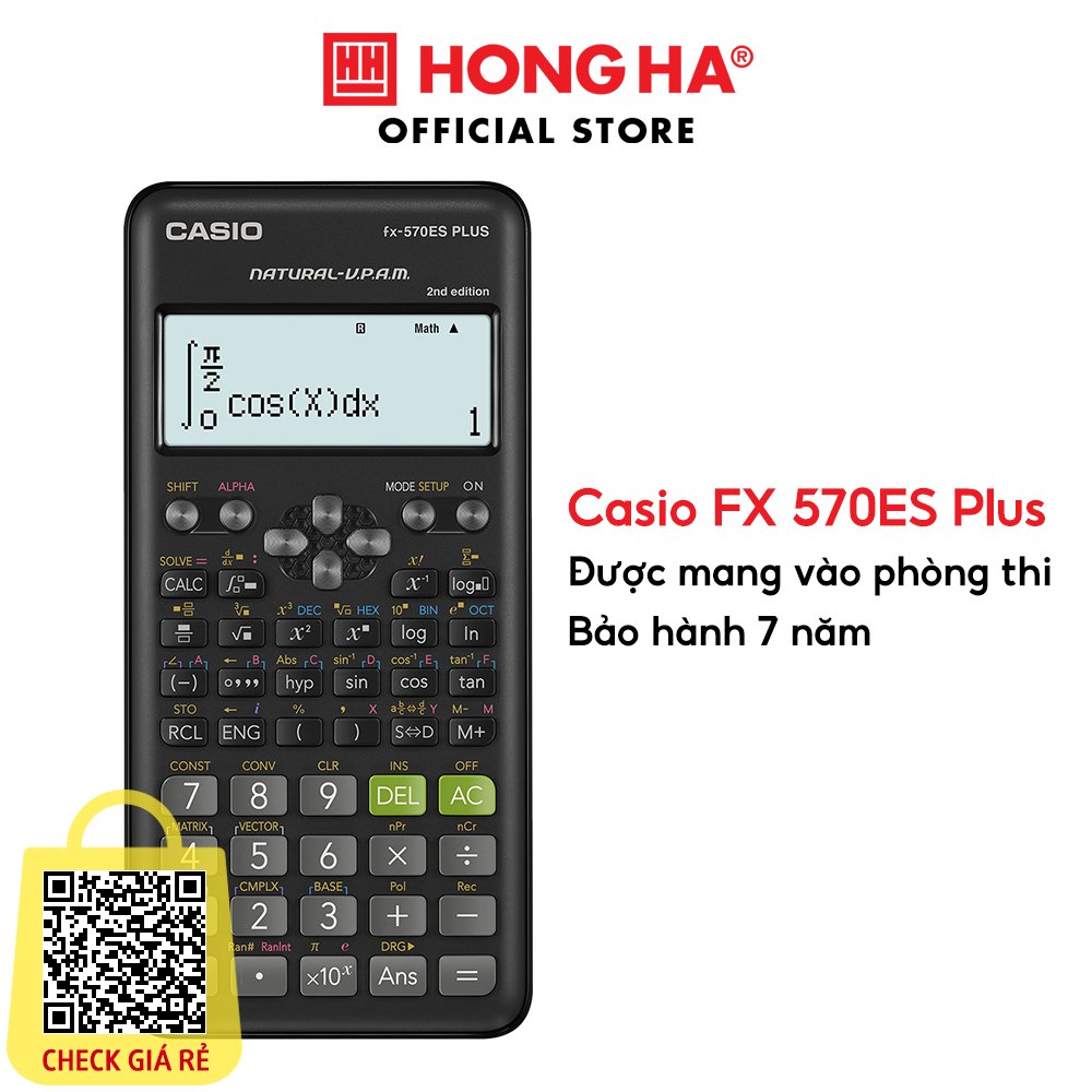 [Mã giảm 19%] Máy tính Casio FX570ES Plus dành cho học sinh cấp 2,3